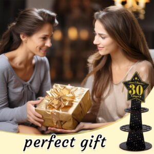 Xylolfsty Cheers and Beers to 30 Years Money Holder 30th Birthday Cash Cake Gifts Black Gold 30th Birthday Money Gifts Idea for Friends Mom Dad Aunt Uncle