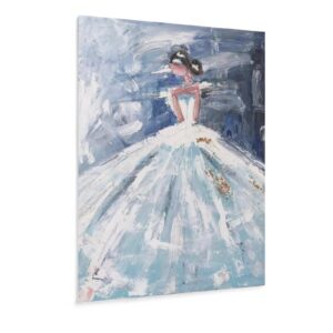 Abstract Wall Art Figure with Dress French High Fashion Painting Oil Painting Wall Art Paintings Canvas Wall Decor Home Decor Living Room Decor Aesthetic 24x32inch(60x80cm) Unframe-Style