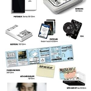 U-KNOW Yunho Reality Show 3rd Mini Album Behind Disk Version Limited Edition CD+1p Folded Poster on Pack+44p PhotoBook A+44p PhotoBook B+1p PhotoCard+1p Lyric Paper+6p META Card+Tracking Sealed