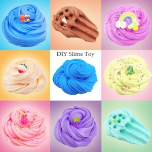 LKAXYTP 24 Pack Butter Slime Kit, Party Favor Supplies, Super Soft, Non-Sticky, Goody Bag Toy, Prize for Girl and Boys, Christmas Stocking Stuffers