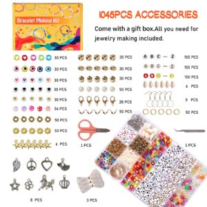 22600PCS Friendship Bracelet Kit,96 Colors Clay Beads+72 Colors 3mm Glass Seed Beads,Charm Clay Bead Bracelet Kit for Girls,Bracelet Making Kit,for Christmas Gift