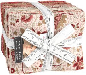 moda, fat quarters, 38 skus of fabric,18 by 22 inches, chateau de chantilly