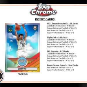 2022-23 Topps Chrome NBL Basketball Hobby Box