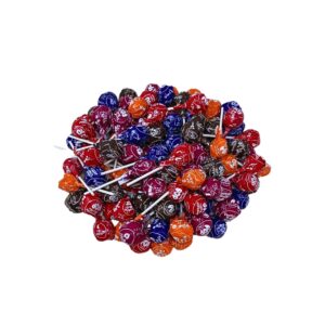 assorted fruit flavored tootsie pops 6.5-lbs- five classic flavors bulk pack of america's favorite lollipops - individually wrapped (104-oz)