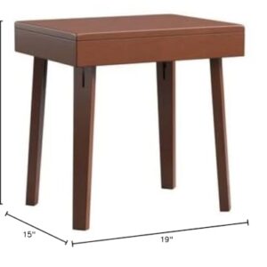 Meco Stakmore Occasional Folding End Table, Fruitwood