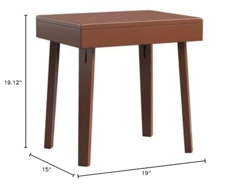 Meco Stakmore Occasional Folding End Table, Fruitwood