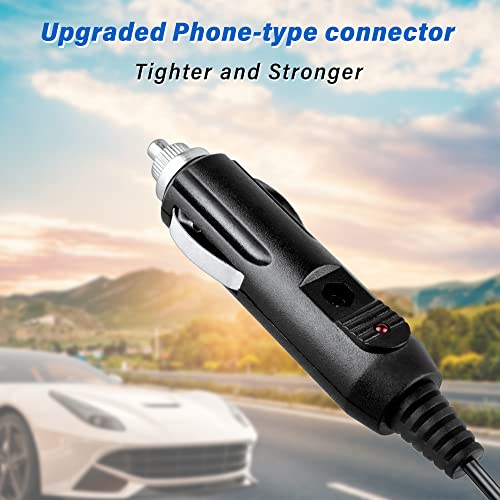 Dysead DC Car Cigarette Plug Charger Compatible with Panasonic PQLV202 9V Adapter Power Supply