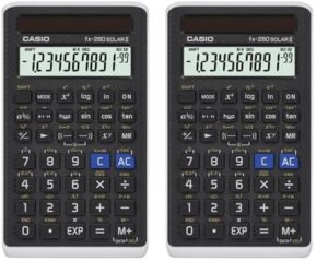 casio fx 260 solar ii scientific calculator 5" x 0.6" x 2.9" (pack of 2)