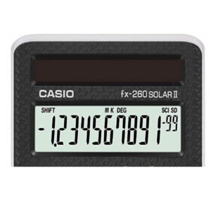 Casio FX 260 Solar II Scientific Calculator 5" x 0.6" x 2.9" (Pack of 2)