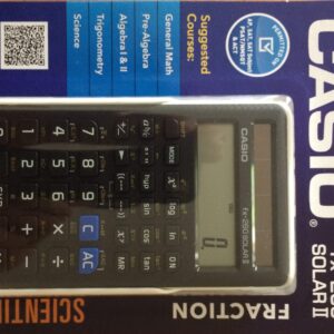 Casio FX 260 Solar II Scientific Calculator 5" x 0.6" x 2.9" (Pack of 2)