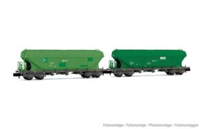 arnold hn6624 hornby hobbies freight rolling stock-wagons, various, 1:160 scale n gauge