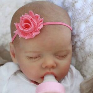 babeside lifelike reborn baby dolls - 17inch soft realistic-newborn baby dolls with all accessories handmade sleeping babies doll for authentic experience, for 3+ years old girls