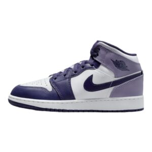 nike air jordan 1 mid grade school sky j purple/sky j purple/mid gs dq8423-515 5.5y