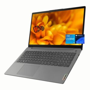 lenovo ideapad 3i touch laptop, 15.6" fhd display, 11th gen intel 4-core i5-1135g7, intel iris xe graphics, 12gb ram, 512gb pcie ssd, webcam, keypad, wifi 6, usb-c, win 11 pro, arctic grey