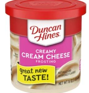 Duncan Hines Spice Cake Mix (2 Boxes) and Cream Cheese Frosting (2 Tubs) Set Includes Spatula Packaged by Favoricks