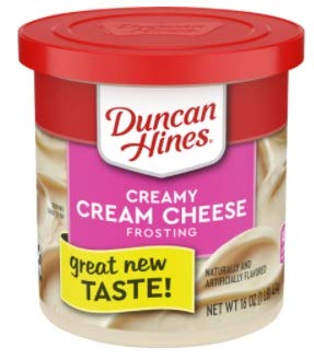 Duncan Hines Spice Cake Mix (2 Boxes) and Cream Cheese Frosting (2 Tubs) Set Includes Spatula Packaged by Favoricks