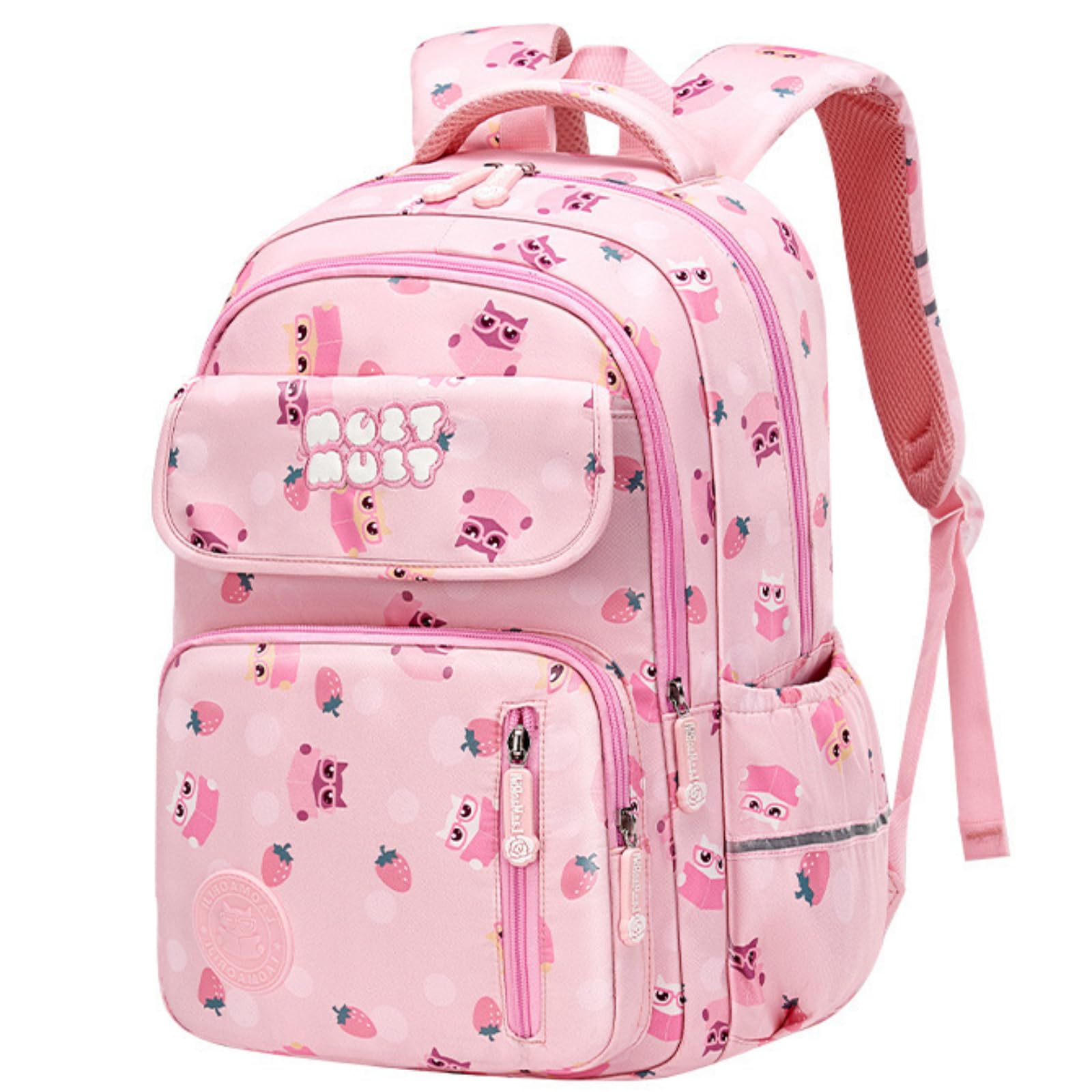 HAPIKI Kawaii Backpack with Cute Accessories 15.6 Inch Laptop Casual Travel Daypacks New Semester Gifts Aesthetic Bag (01-pink,15.6 inch)