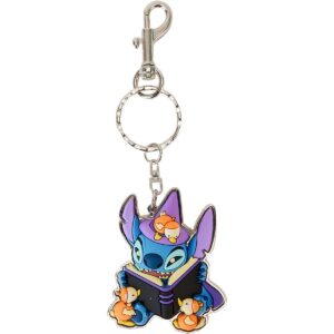 loungefly lilo & stitch halloween stitch witch key chain