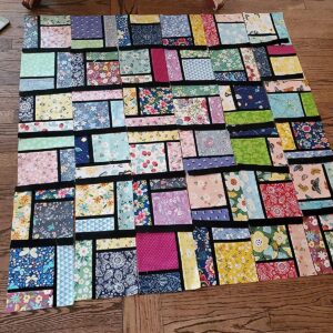 LUMANSUO 50pcs 8" x 8" Cotton Quilting Fabric Squares Fat Quarter Bundles Fabric for DIY Craft Patchwork,Floral