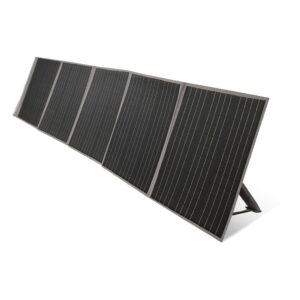 portable solar panels with multi connector solar charger 250w with kickstands for camping rv fast charge power station