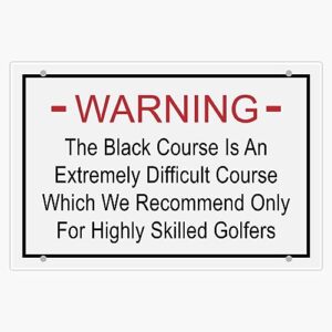 bethpage black warning sign vinyl sticker waterproof bumper sticker laptop window 5"