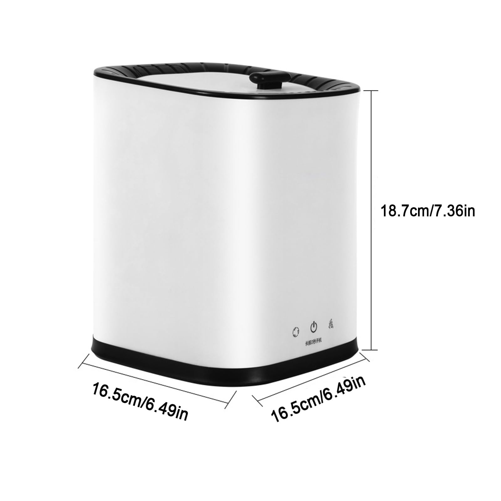 2.5L-Smart Mini Washing Machine, New Compact Washing Machine, Suitable for Underwear or Small Items, Apartment, Dorm, Camping, RV Travel Laundry-White