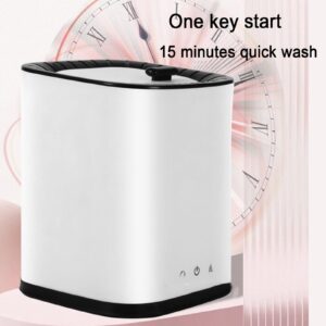 2.5L-Smart Mini Washing Machine, New Compact Washing Machine, Suitable for Underwear or Small Items, Apartment, Dorm, Camping, RV Travel Laundry-White