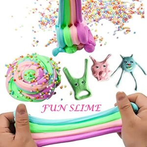 15 Pack Butter Slime Kit, with Mint Slime, Watermelon Coffee Lemon Rainbow and Cake Super Soft & Non-Sticky, Birthday Gifts for Girls Boys