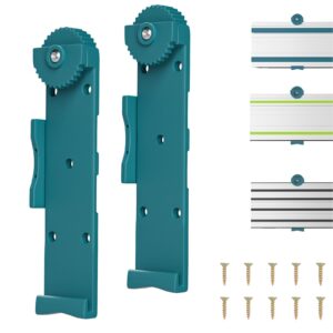 track rack for makita/festool,track saw guide rail holder for dewalt guide rail-2 pack set