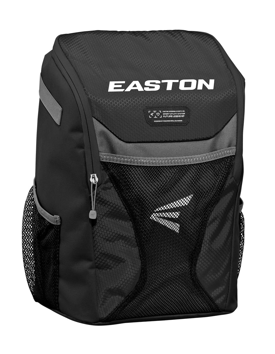 Easton | FUTURE LEGEND Backpack Equipment Bag | T-Ball / Rec / Travel | Black