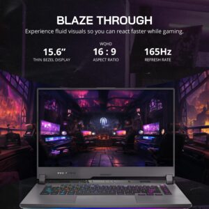 Asus ROG Strix G15 Gaming Laptop, 15.6/inches WQHD 165Hz IPS Display, AMD Ryzen 7-6800H, 32GB DDR5, 1TB SSD, RGB Backlit Keyboard, GeForce RTX 3060 6G, Win 11 Pro, WI-FI 6, Gray, 32GB USB Card