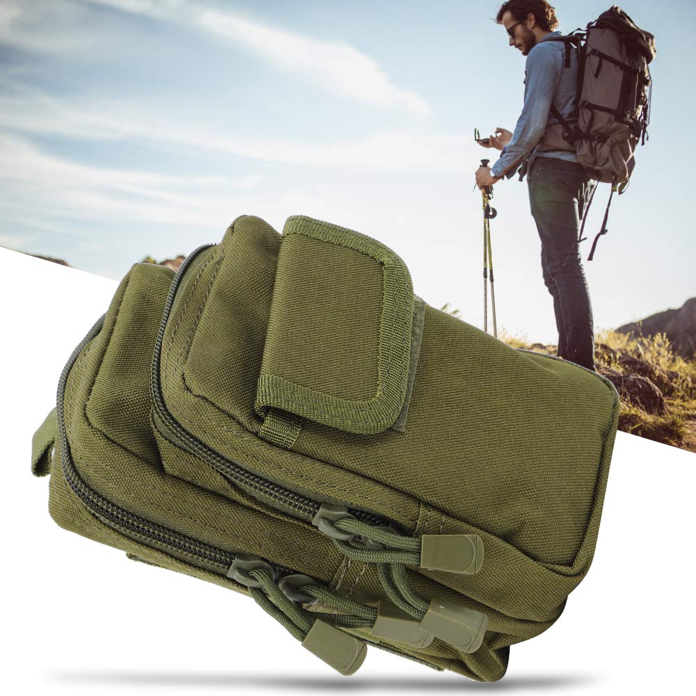 Travel Bag, Outdoor Waist Bag Lightweight Portable Nylon for Men for Hiking Camping Shopping