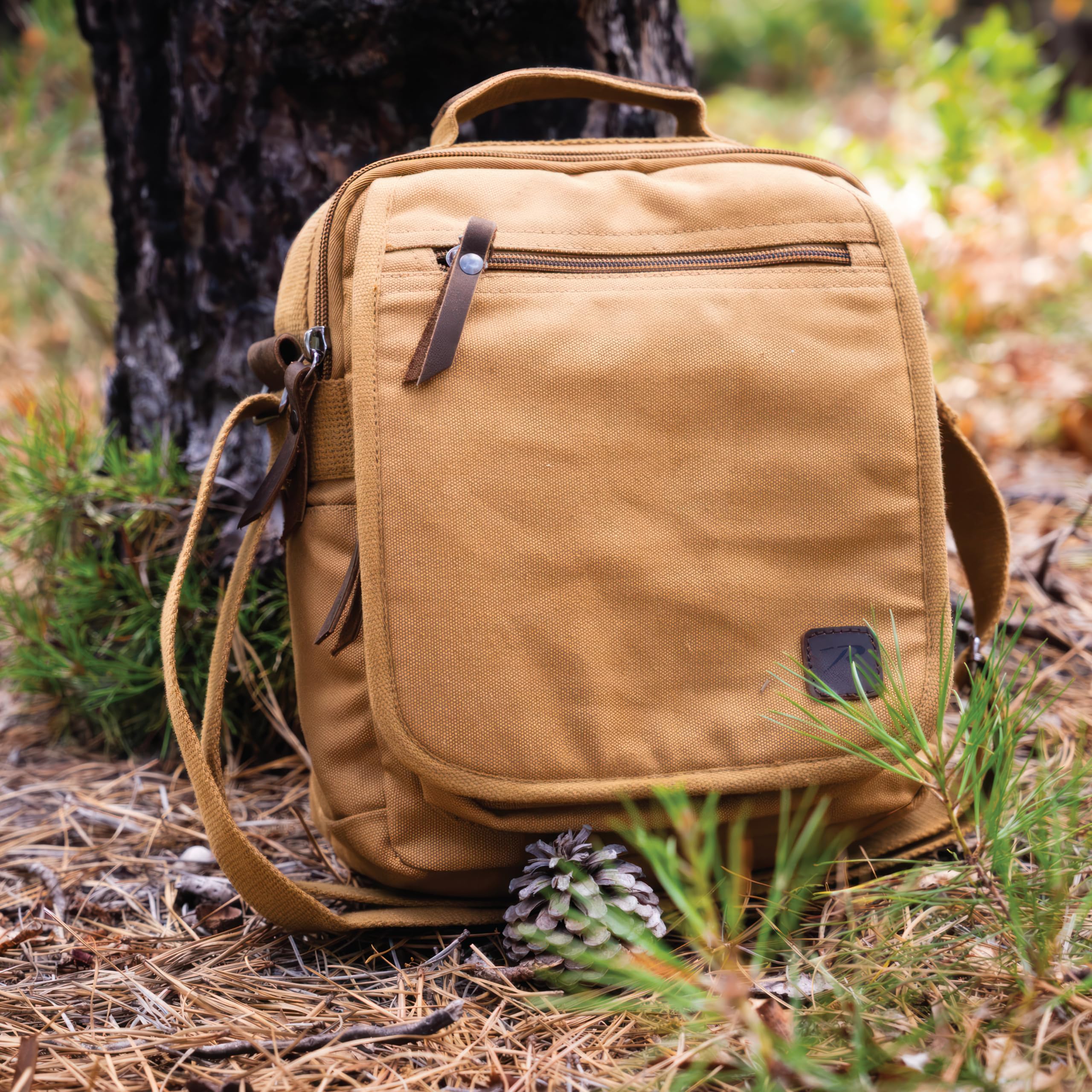 Rothco Every Day Work Shoulder Bag – Great for Work, Travel, Commuting, and More - Khaki