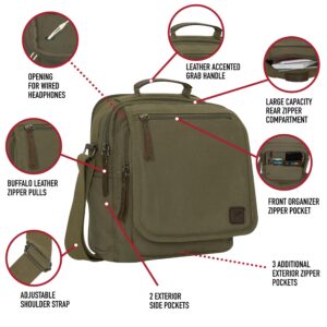 Rothco Every Day Work Shoulder Bag – Great for Work, Travel, Commuting, and More - Khaki