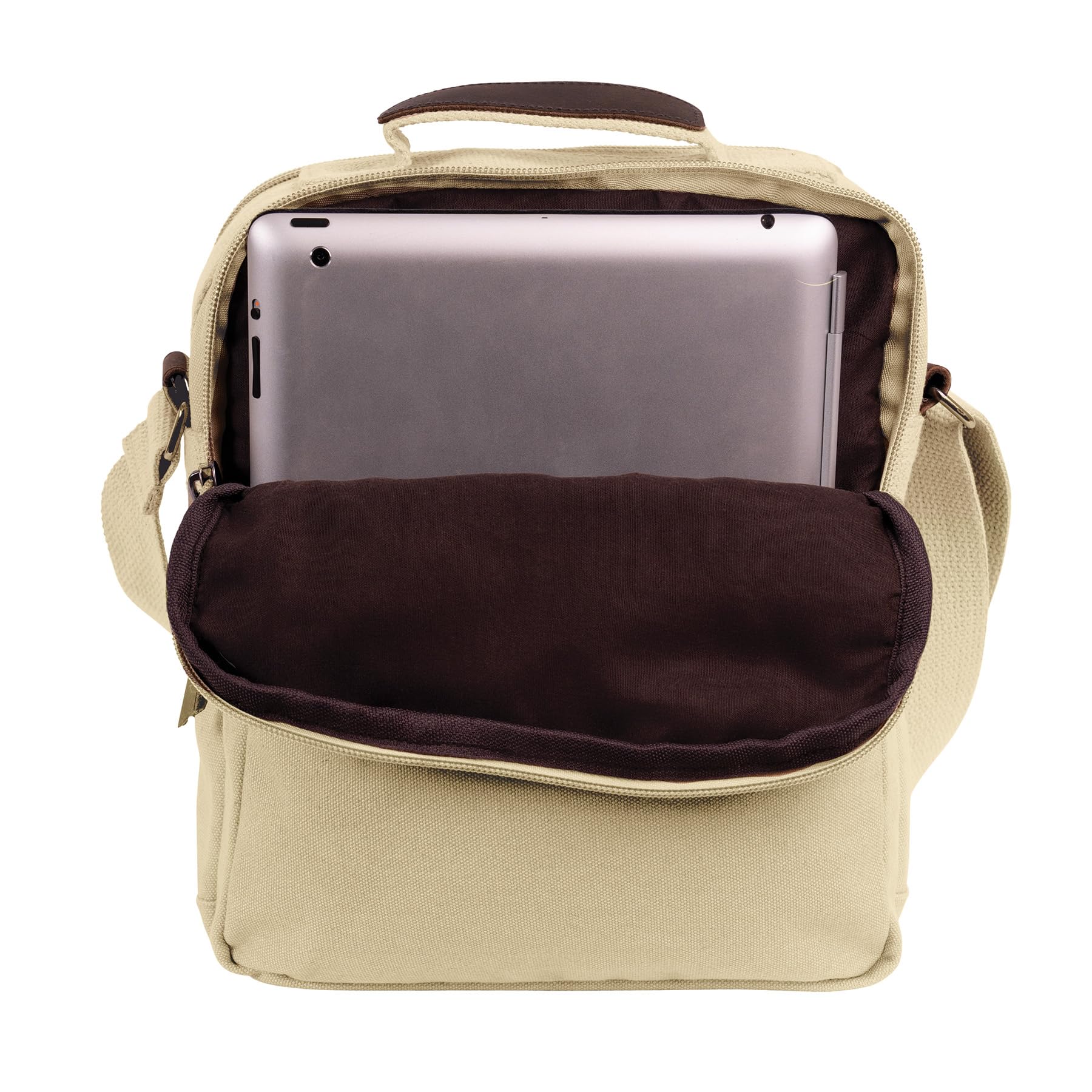 Rothco Every Day Work Shoulder Bag – Great for Work, Travel, Commuting, and More - Khaki