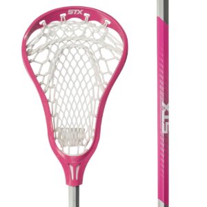 lacrosse unlimited stx exult 200 girls complete stick (pink)