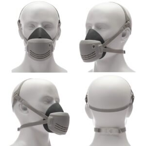 Reusable Respirator Mask Lightweight Portable to Protection Against Dust, Fumes, Asbestos, Particles