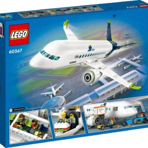 BRICKCOMPLETE Lego City 60367 Passenger Plane & 30639 Dog Park and Scooter Set of 2