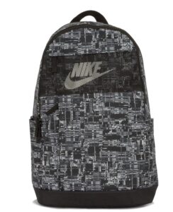 nike elemental backpack ck0944-010, black (25l) (black print)