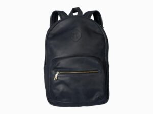 olpr. leather backpack (black)