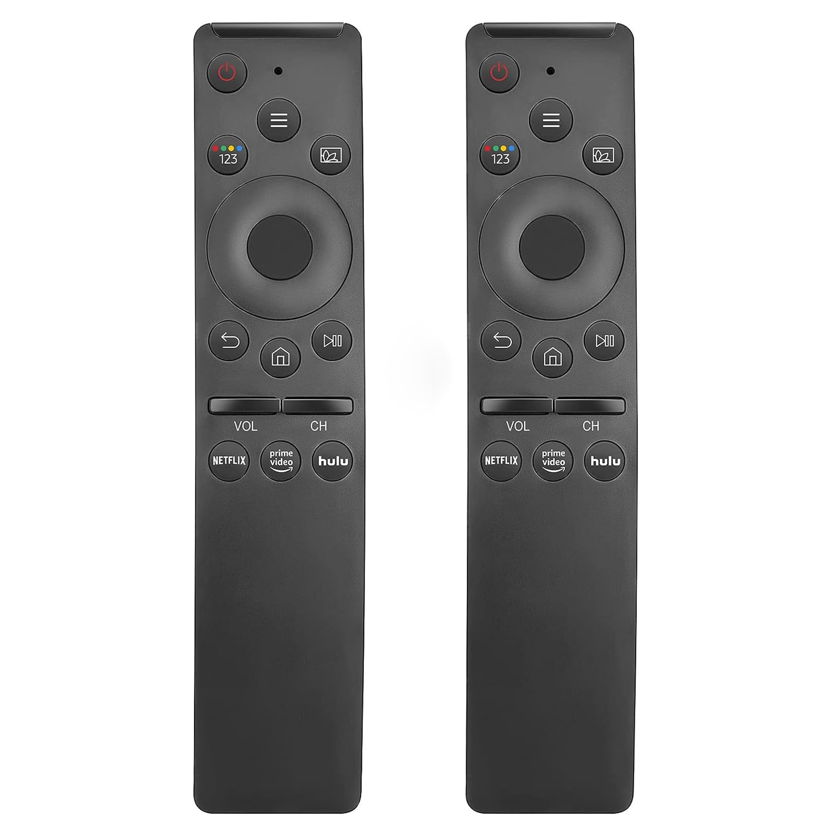 【Pack of 2】 Replace Universal Remote Control Work for Samsung Frame Crystal UHD Neo QLED OLED 4K 8K Smart TVs with Netflix, Prime Video, hulu