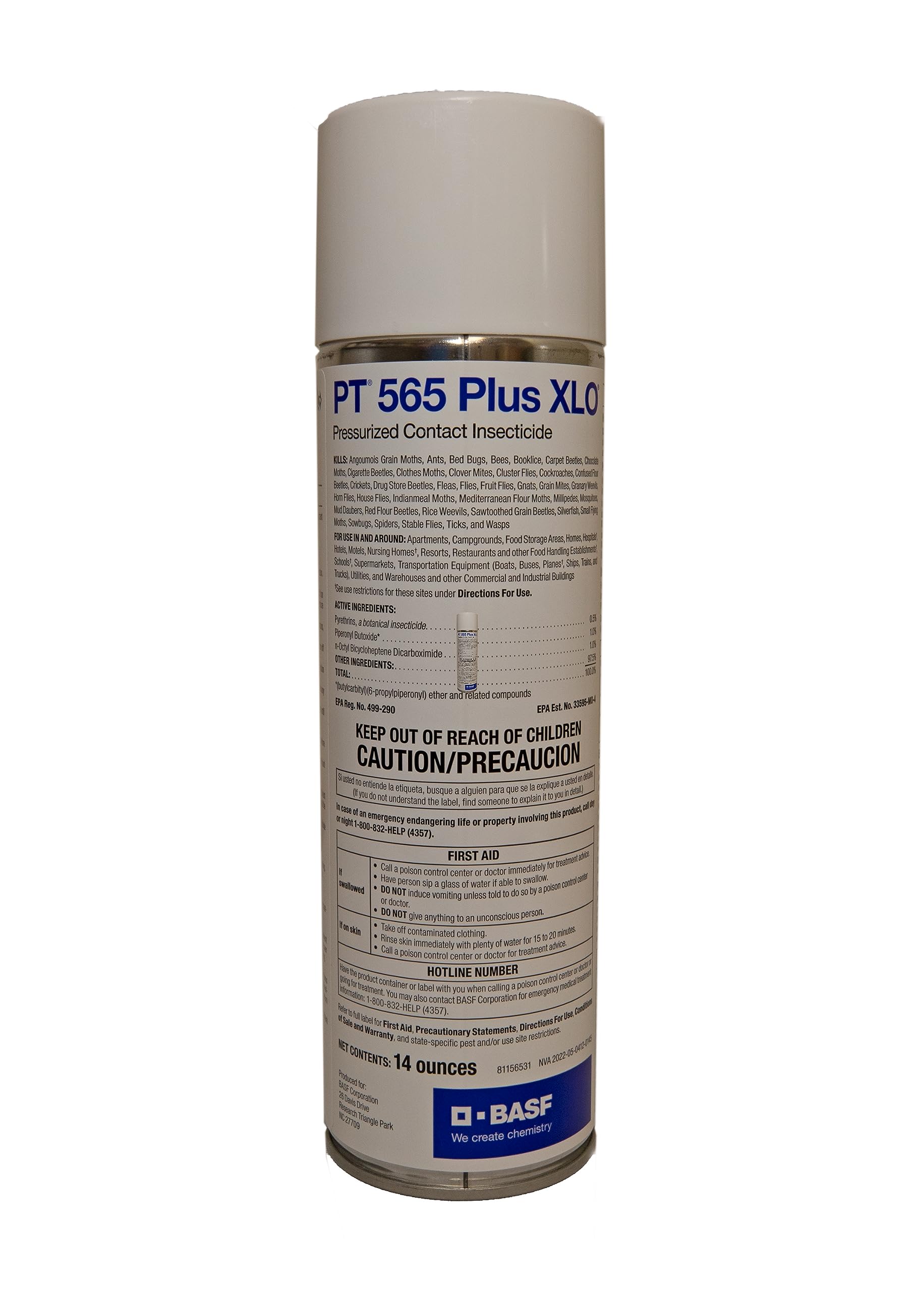 BASF - PT 565 Plus XLO - Pressurized Insecticide - 14oz