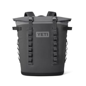 yeti hopper m20 backpack soft sided cooler with magshield access, charcoal