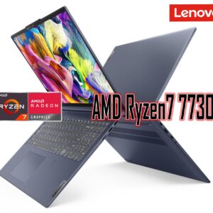 Lenovo IdeaPad Slim 5 16" WUXGA FHD Touch Laptop, 8-Core AMD Ryzen 7 7730U, 16GB RAM, 512GB SSD, Fingerprint Reader, FHD Webcam, Wi-Fi 6, Windows 11 Home, w/HDMI Cable