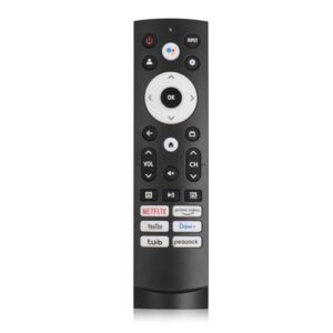 erf3m90h replacement remote control for hisense smart google tv, for hisense uhd 4k uled google tvs 50a6h 55a6h 65a6h 75a6h 50u6h 55u6h 65u6h 65u8h 75u8h 43a6h 43a68h 55u8k 65u8k (no voice function)