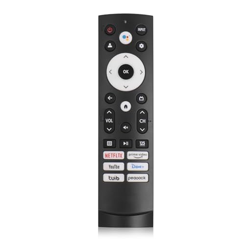 ERF3M90H Replacement Remote Control for Hisense Smart Google TV, for Hisense UHD 4K ULED Google TVs 50A6H 55A6H 65A6H 75A6H 50U6H 55U6H 65U6H 65U8H 75U8H 43A6H 43A68H 55U8K 65U8K (No Voice Function)