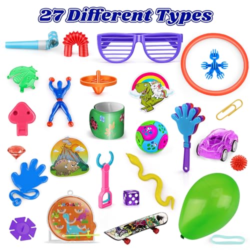 Amy&Benton 800PCS Classroom Treasure Box Prizes Kids Birthday Party Favors Goody Bag Fillers Kid Carnival Prizes Box Toys Assortment Treasure Chest Toys Assorted Pinata Filler