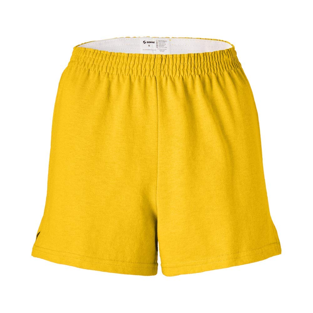 Soffe Women's Cheer Active Shorts: Trendy Fashion Gold