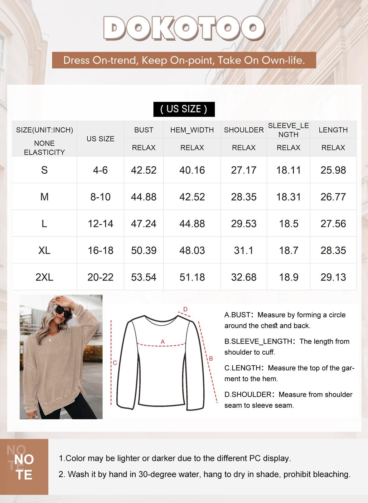 Dokotoo Womens Waffle Knit Oversized Crewneck Sweatshirt for Women Trendy Side Split Long Sleeve Pullover High Low Slouchy Fit Casual Cute Sweatshirts Tops Fall Outfits Clothes 2024 Pink Medium