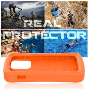 Temdan Floating Phone Case for iPhone 15 Pro Max/15 Plus/14 Pro Max/14 Plus/13 Pro Max/12 Pro Max Case,[24FT Military Dropproof] Shockproof Protective Floating Case 6.7 Inch Orange